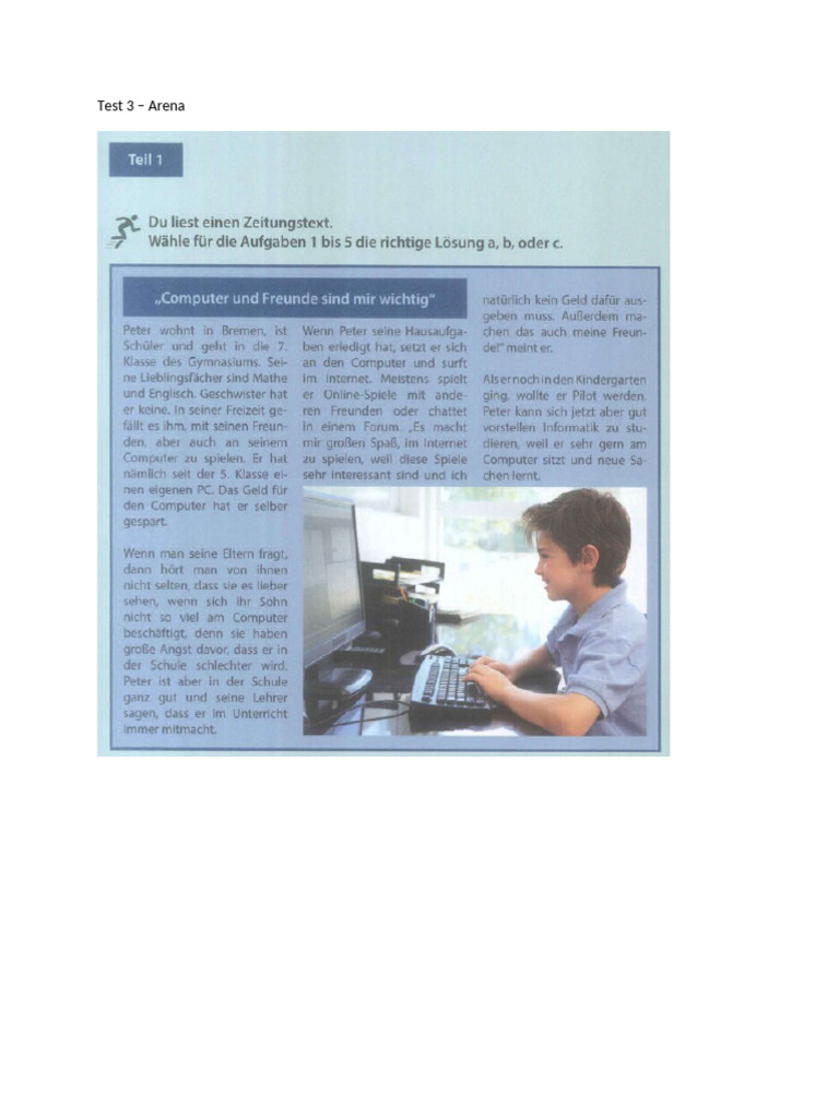 Test 3 Arena A2 | PDF