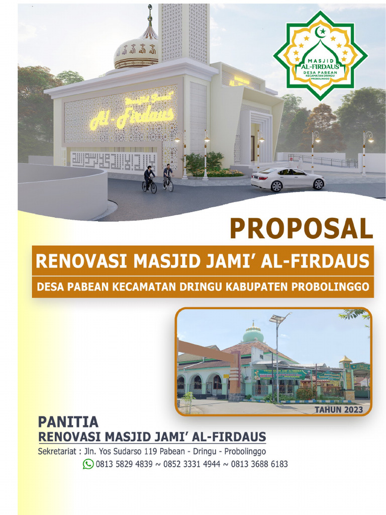 Cetak Cover Proposal - Ok | PDF