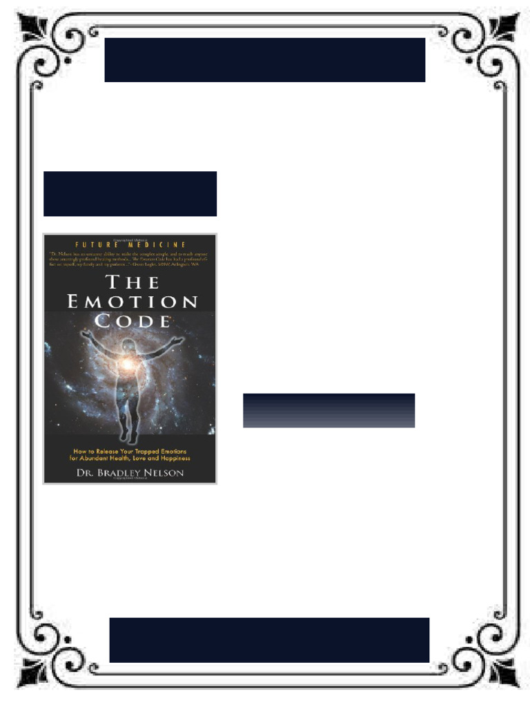 The Emotion Code 1st Edition Bradley Nelson ebook fully revised chapters | PDF
