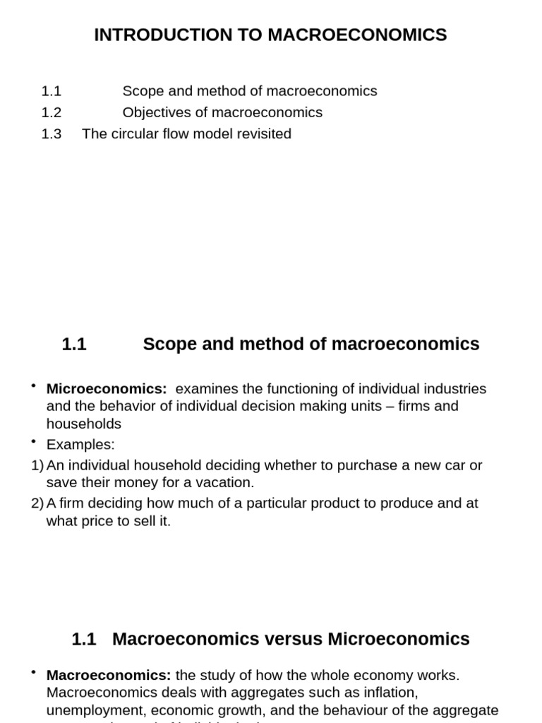 Introduction to Macroeconomics Concepts | PDF | Macroeconomics | Inflation