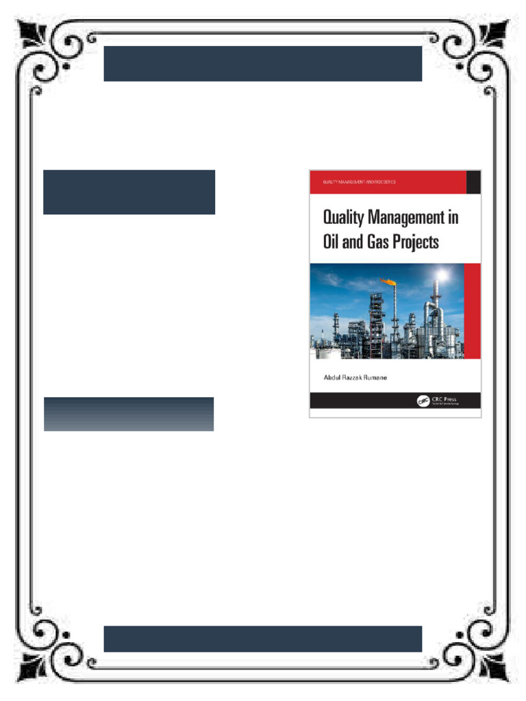 Quality Management in Oil and Gas Projects 1st Edition Abdul Razzak ...