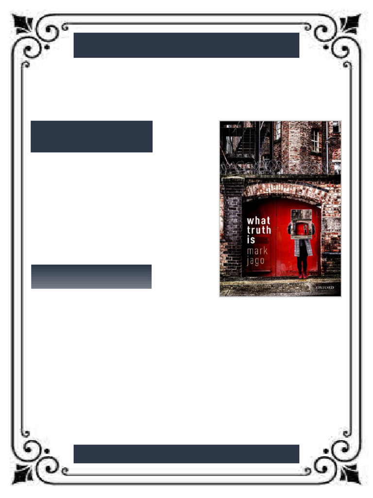 What truth is First Edition Jago eBook high-speed download | PDF | Logic