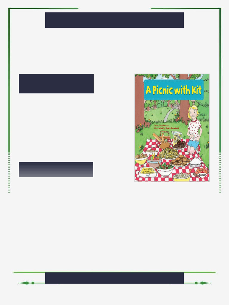 A Picnic with Kit Sara E. Hoffmann eBook complete pdf | PDF