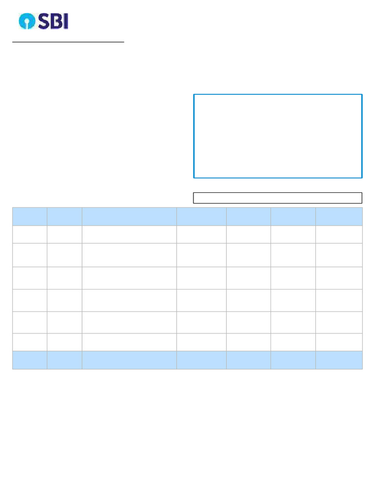 SBI Account Statement Summary | PDF | Debits And Credits | Business