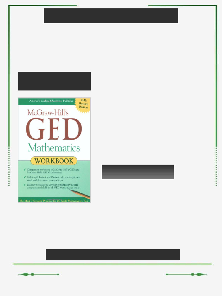 McGraw Hill s GED Mathematics Workbook 1st Edition Jerry Howett ebook ...