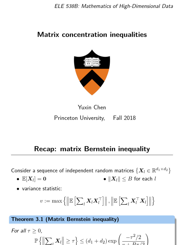 matrix_concentration | PDF | Matrix (Mathematics) | Normal Distribution