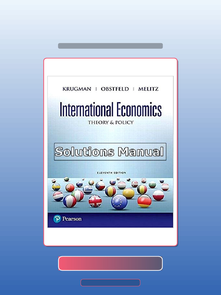 International Economics Theory and Policy 11th Edition Krugman Test ...