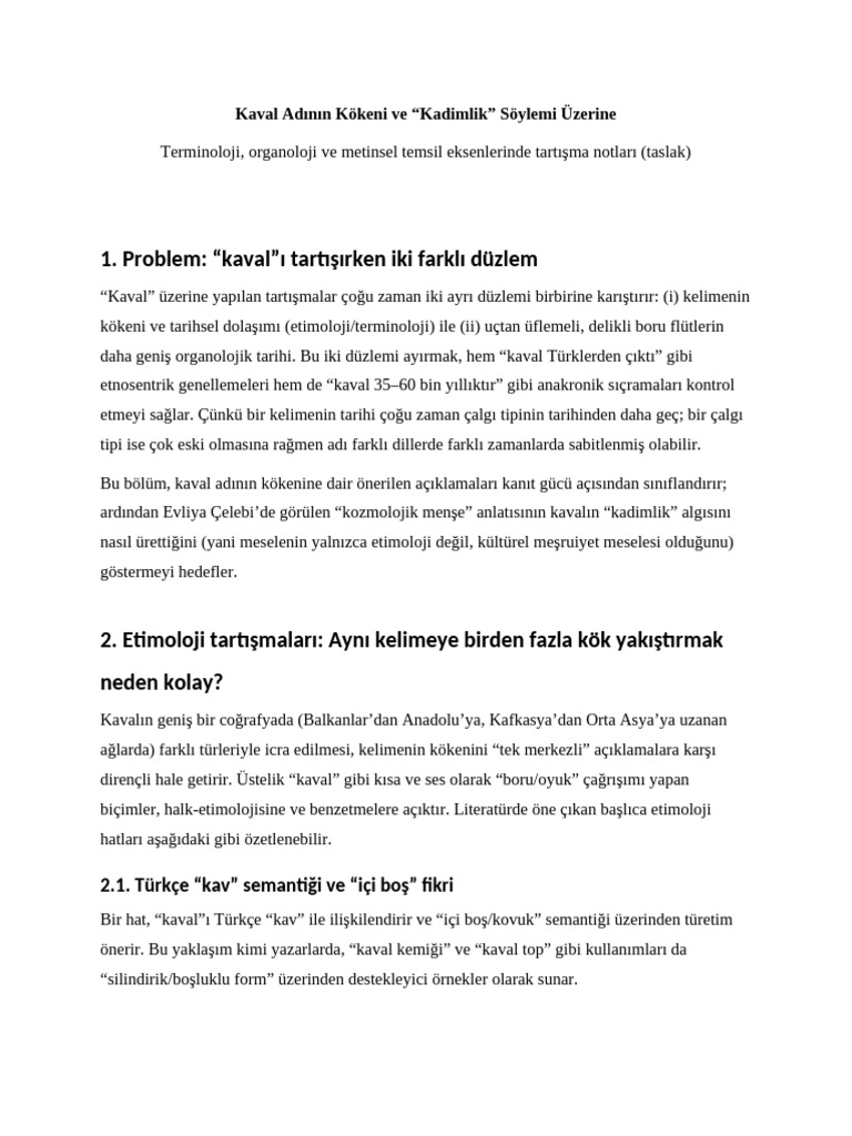 Kaval Tartisma Bolumu | PDF