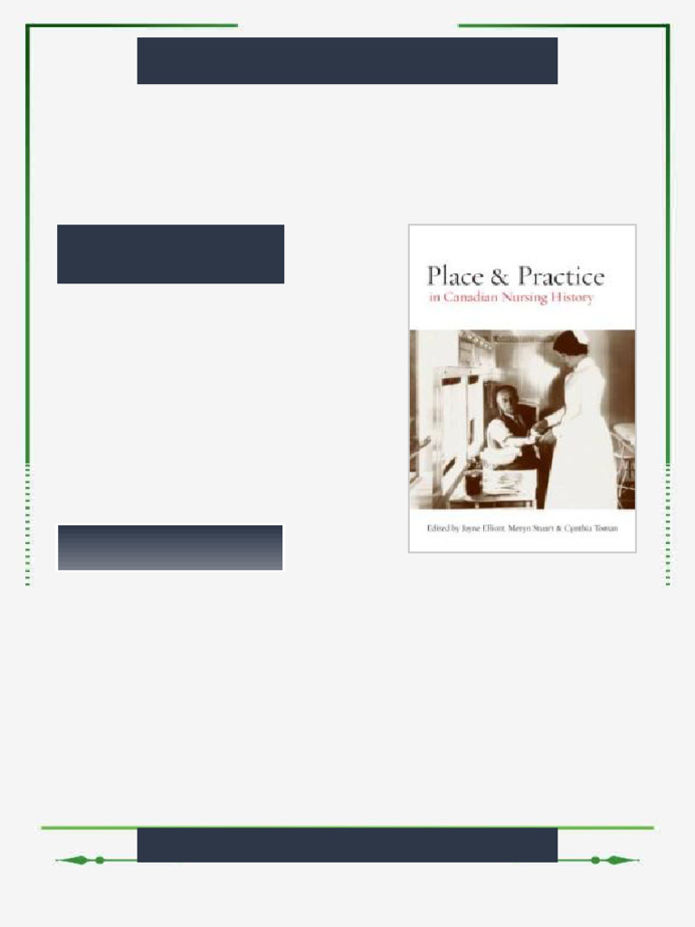 Place and Practice in Canadian Nursing History 1st Edition Jayne ...