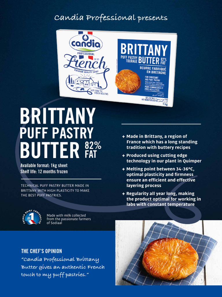 Brittany Butter Sheet 82% - Specification | PDF
