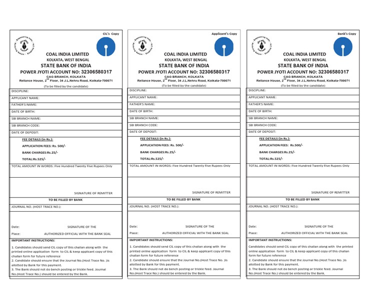Sbi Challan Advt Mt01 2012 | Economy Of India | Banking