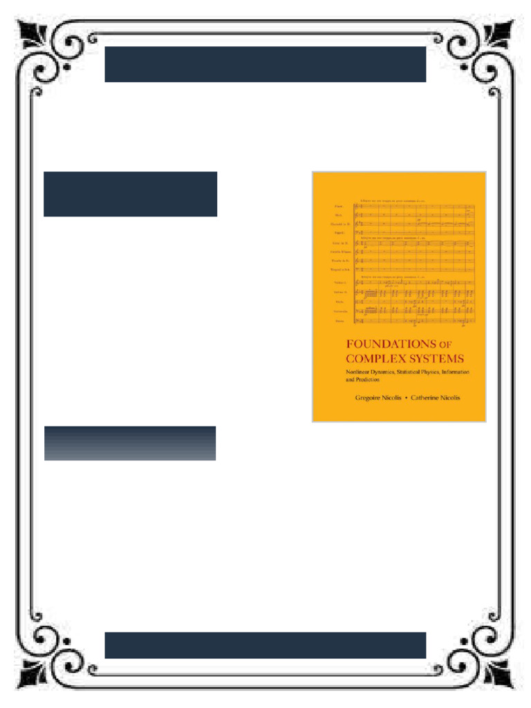 Foundations of complex systems Nonlinear dynamic statistical physics ...