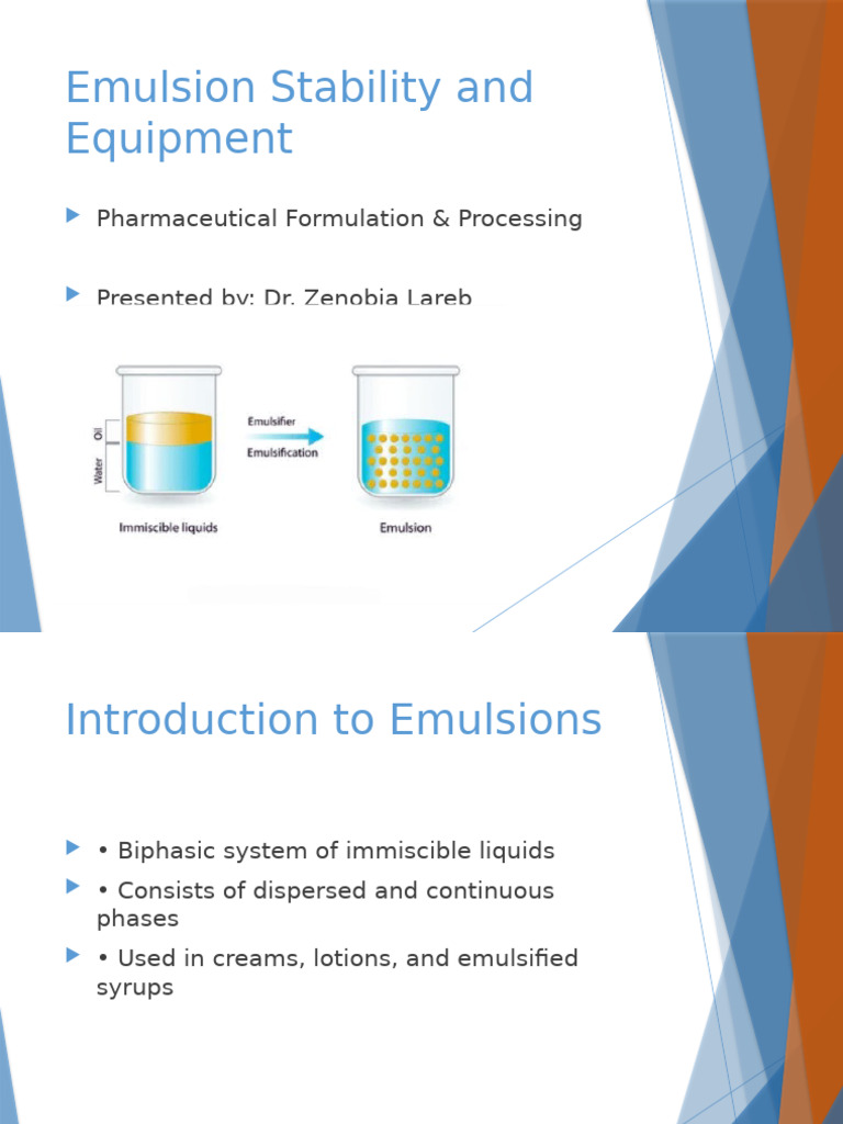 Emulsion_Stability_and_Equipment | PDF