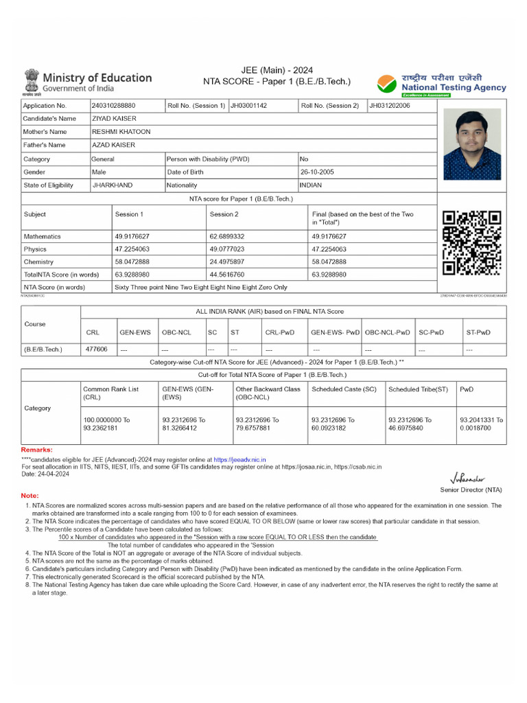 Rank Card | PDF