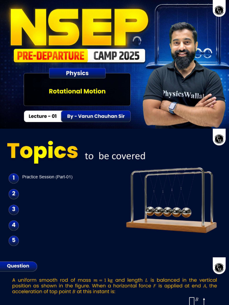 Rotational Motion 01 Class Notes.pdf | PDF