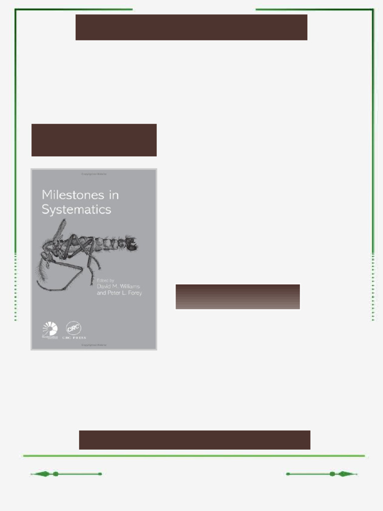Milestones in systematics 1st Edition David M. Williams ebook unlocked ...