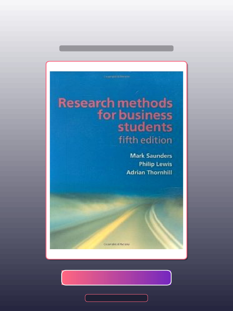 Research Methods for Business Students 5th Edition Mark NK Saunders ISBN10 0273716867 ISBN13 ...