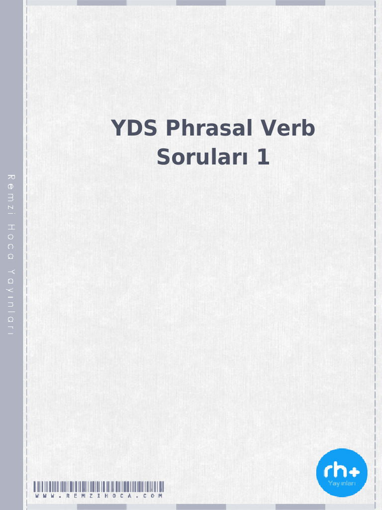 YDS Phrasal Verb Practice Questions | PDF
