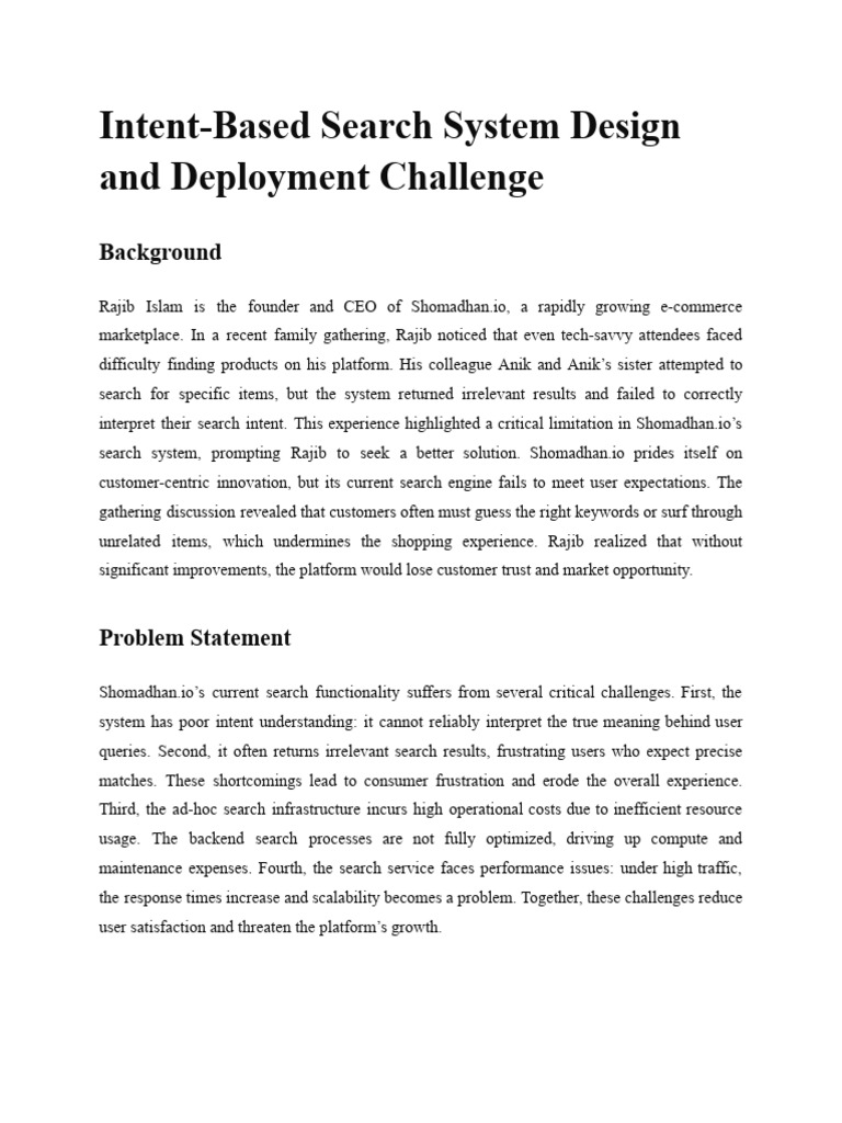 problem statement-ai-engineering-hackathon-25 | PDF | Cache (Computing ...