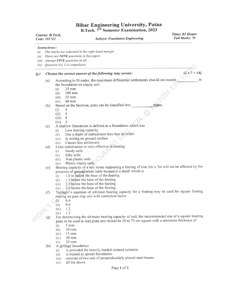BEU 7th Question by CSE Study247 | PDF