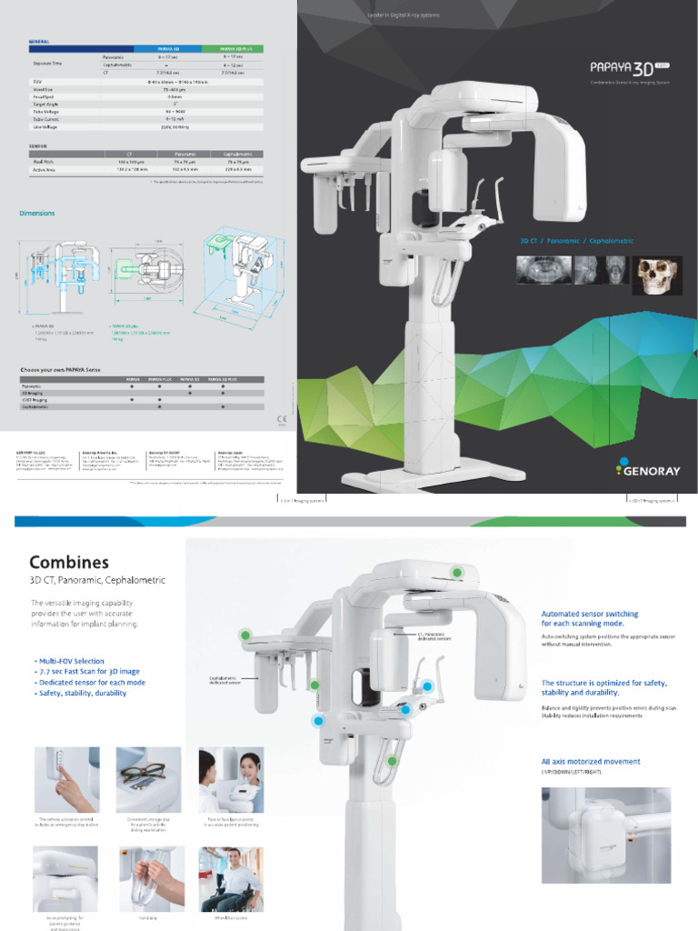 Genoray - PAPAYA 3D Catalogue | PDF