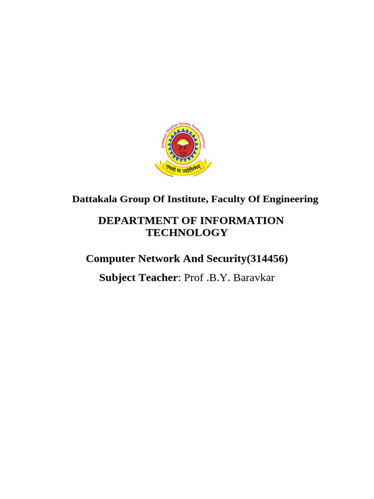 Lab Manual of CNS | PDF | Ip Address | Internet