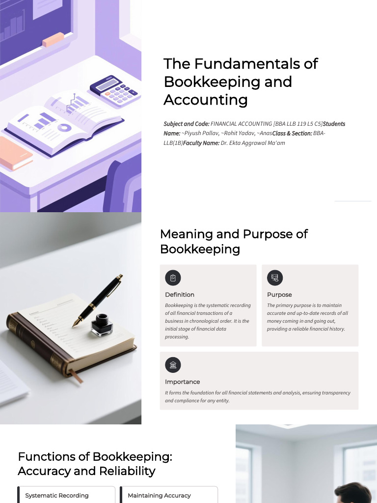 The Fundamentals of Bookkeeping and Accounting | PDF | Accounting ...