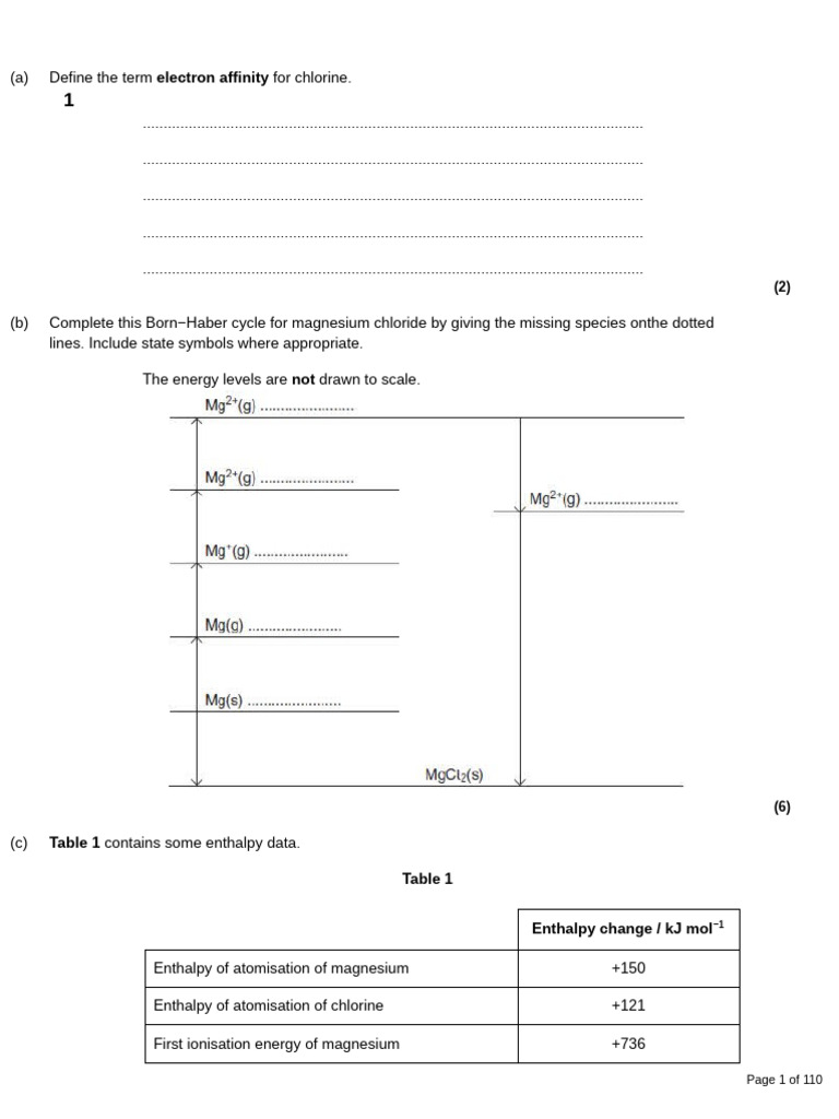 Thermodynamics a2 1 | PDF | Solvation | Ionic Bonding
