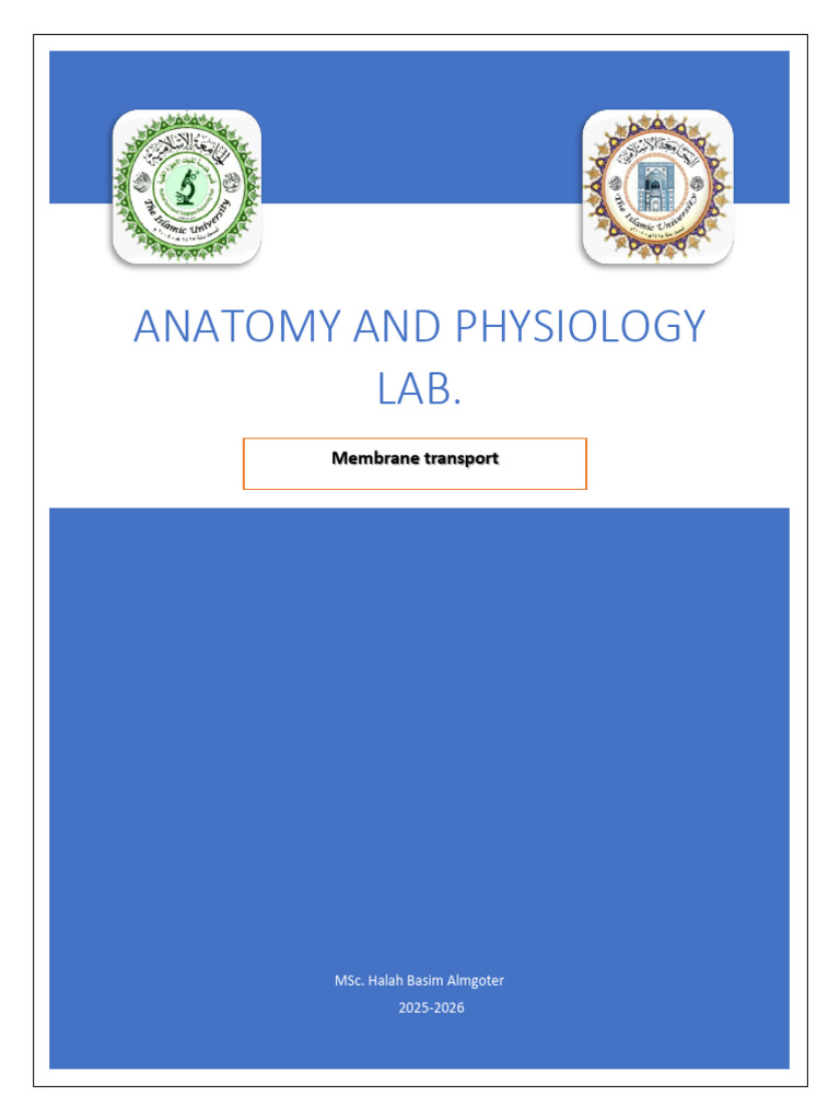 Membrane Transport in Anatomy and Physiology | PDF | Osmosis | Cell ...