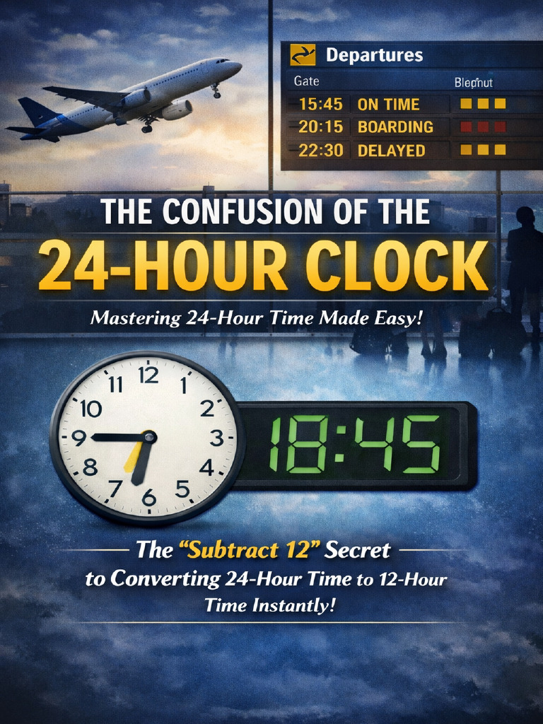 Mastering the 24-Hour Clock Guide | PDF | Hour | Clock