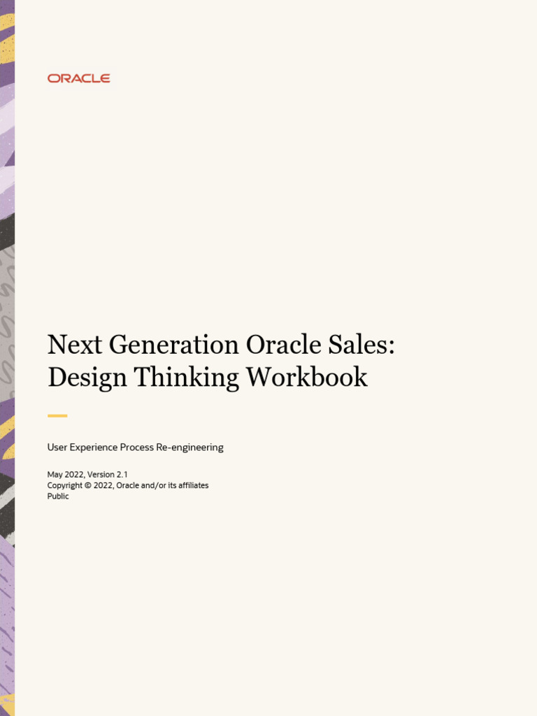 Next Gen Oracle Sales Design Workbook | PDF | Oracle Corporation | User ...