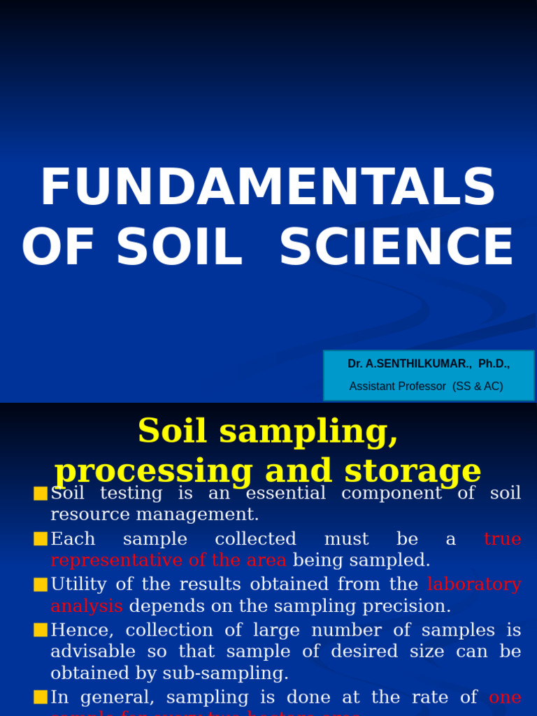 Ex.3 Soil Sample | PDF | Soil | Earth Sciences