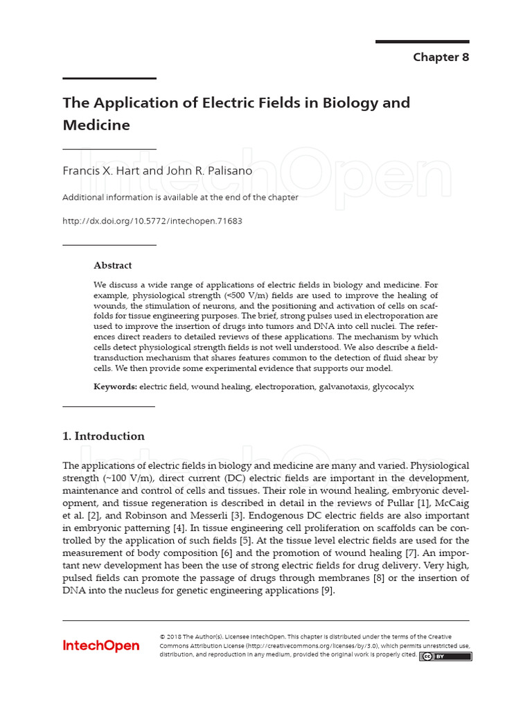 The_Application_of_Electric_Fields_in_Biology_and_ | PDF | Membrane ...
