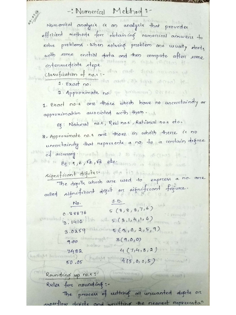 Numerical Methods | PDF