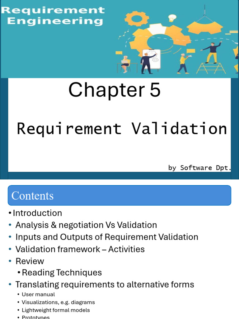 Chapter 5 Req Validation | PDF | Software Testing | System