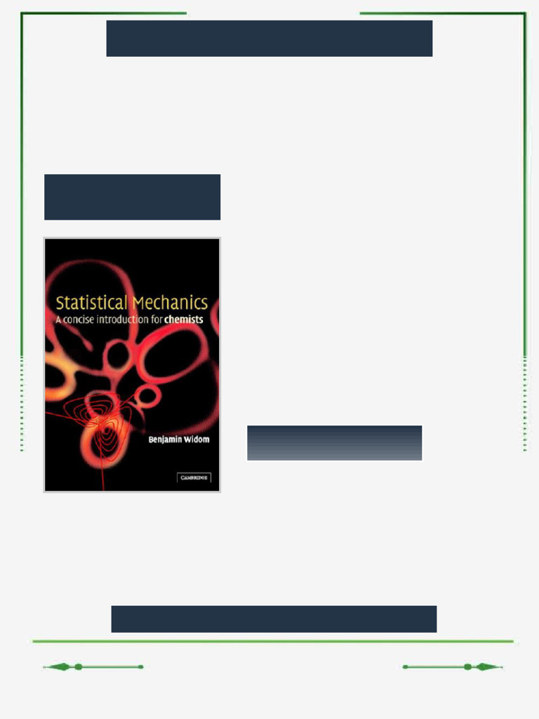 Statistical mechanics a concise introduction for chemists 1st Edition B ...