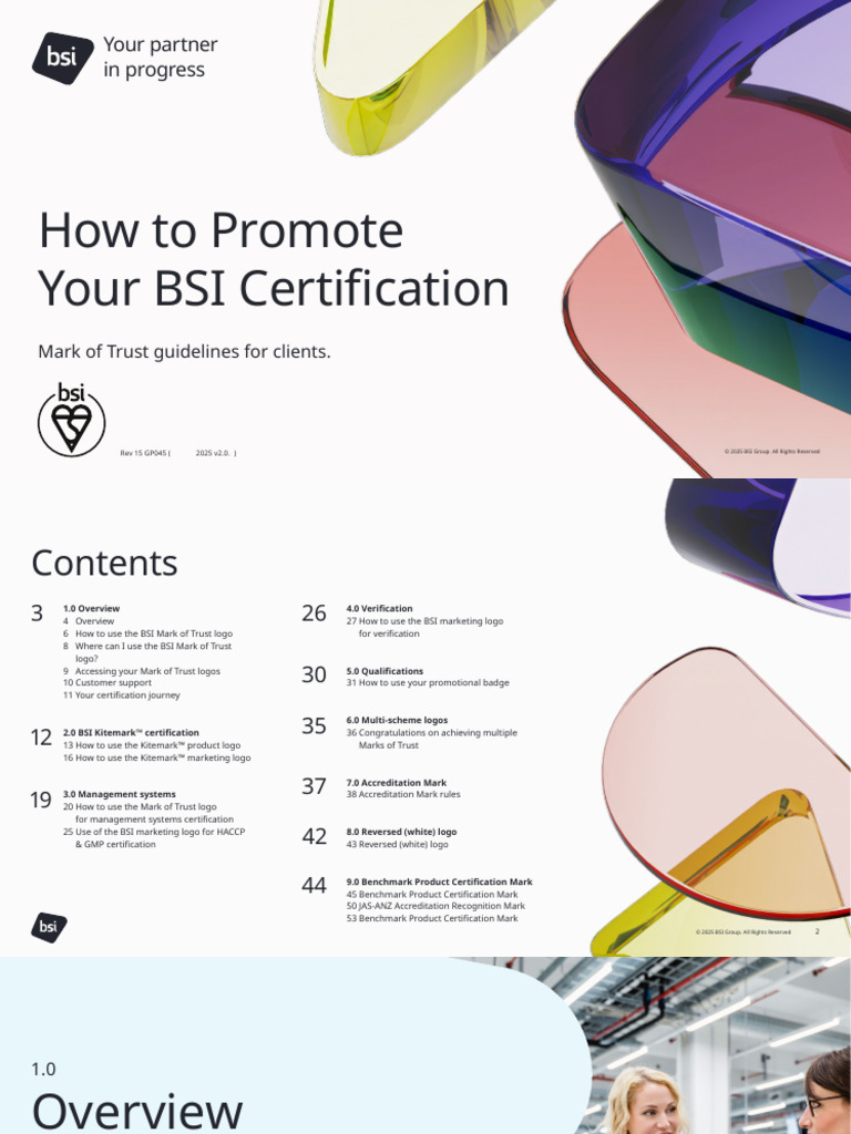 Promote Your BSI Certification Guide | PDF | Certification ...