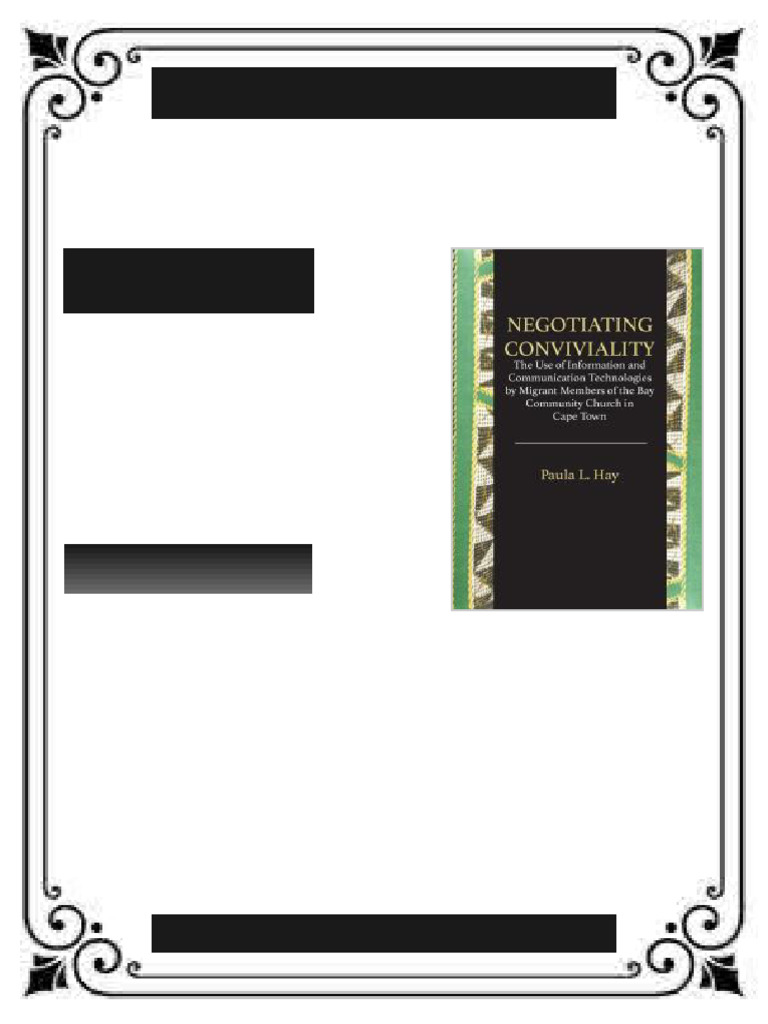 Negotiating Conviviality 1st Edition L. Hay ebook digital textbook ...