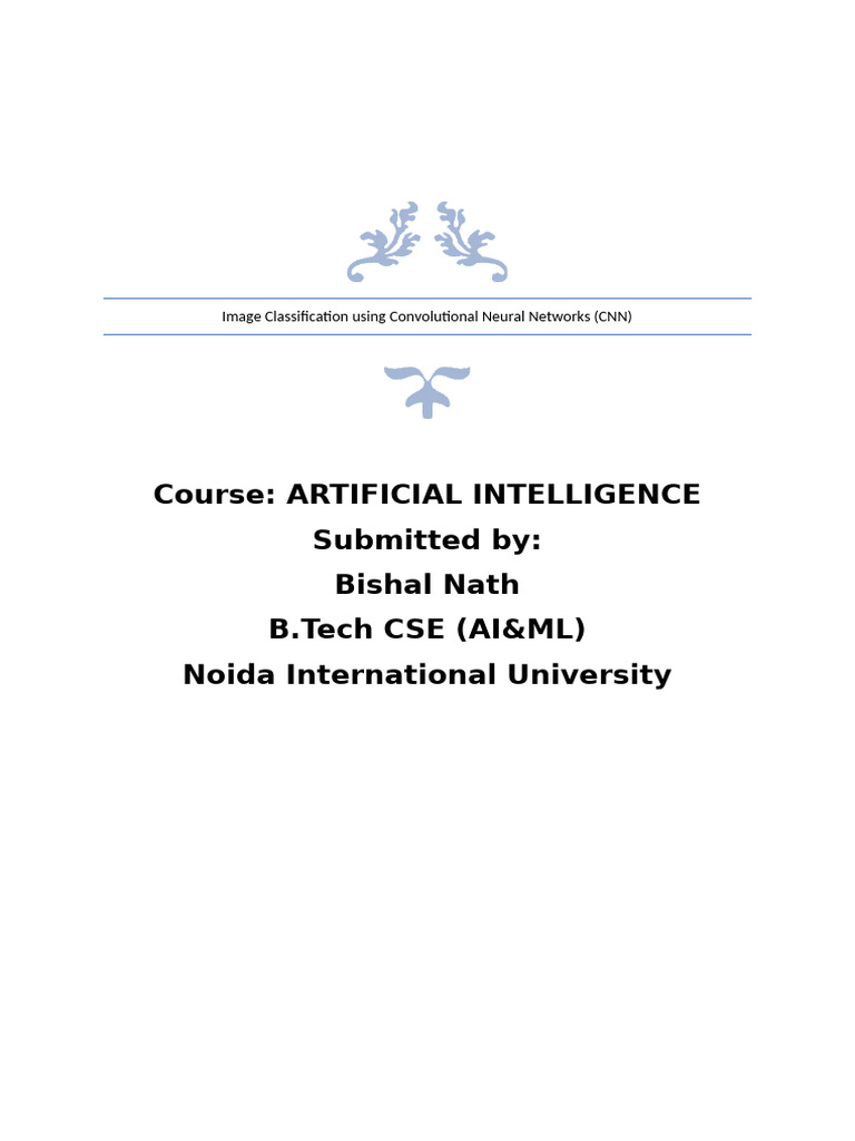 Image Classification using Convolutional Neural Networks | PDF | Deep ...