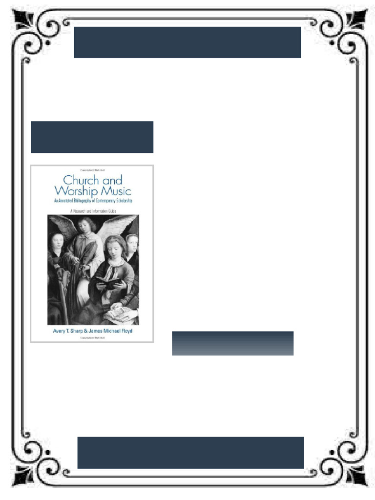 Church and Worship Music An Annotated Bibliography of Contemporary ...