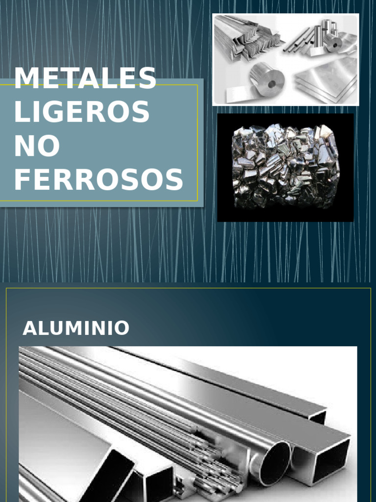 Metales Ligeros No Ferrosos | PDF