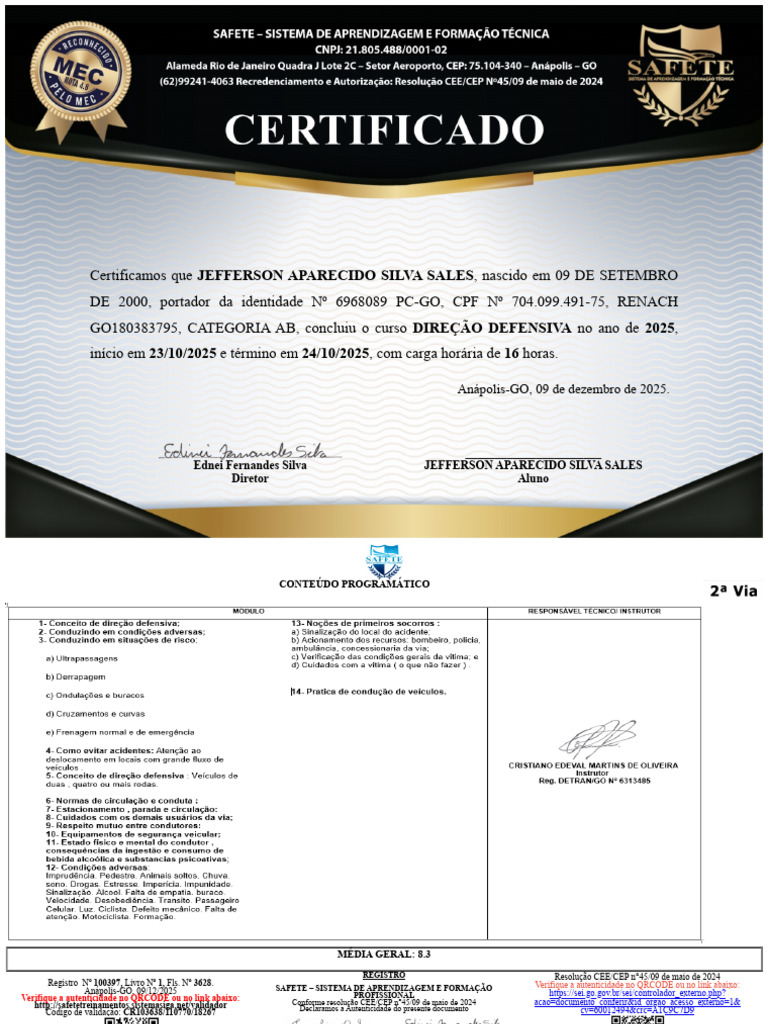 Jefferson Aparecido Silva Sales | PDF