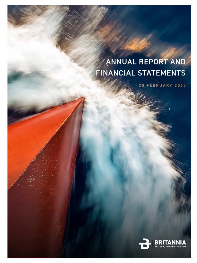 Britannia Report and Financial Statements 2025 | PDF | Insurance ...