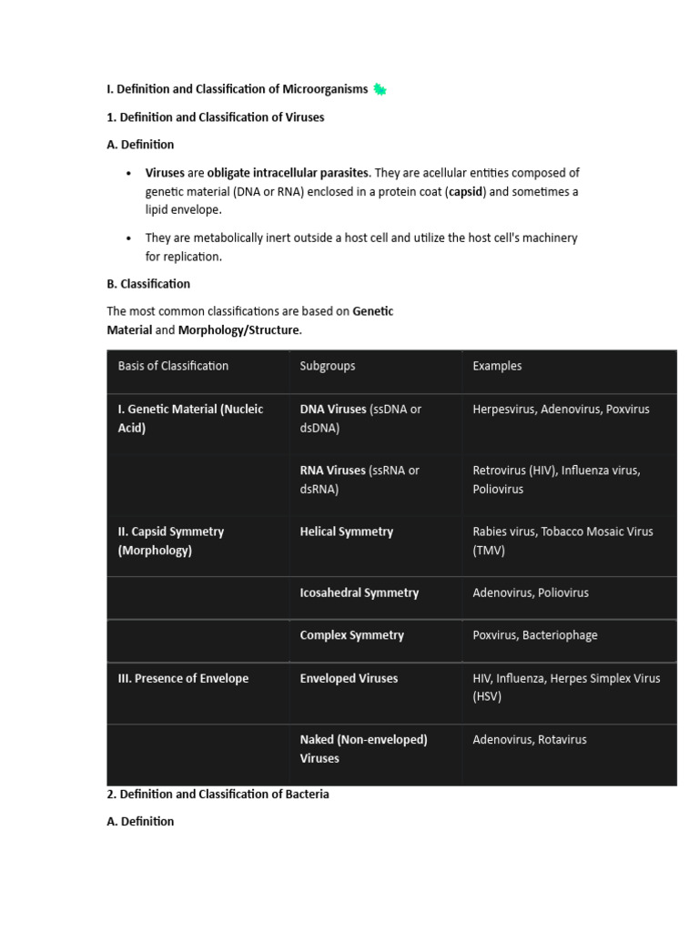 Microorganism and Nutrition Classifications | PDF | Virus | Nutrients