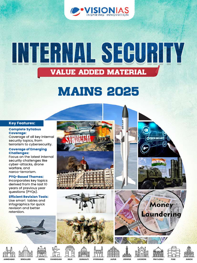 VisionIAS Value Added Material Internal Security | PDF