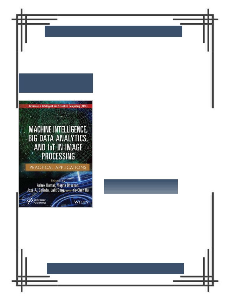 Machine Intelligence, Big Data Analytics, and IoT in Image Processing ...