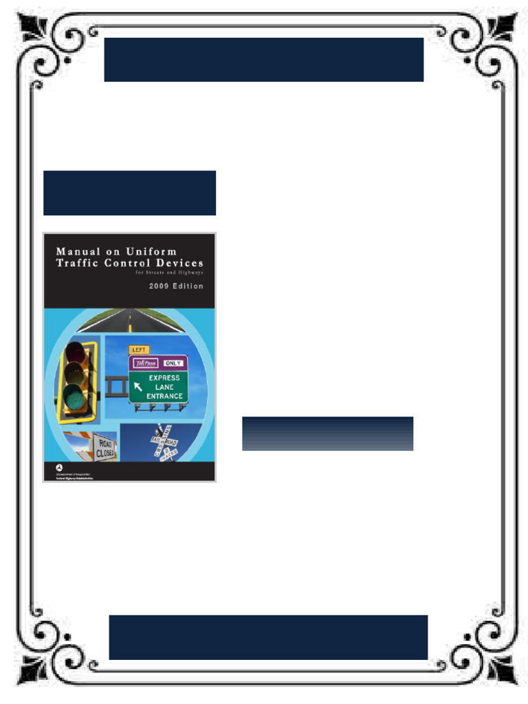 Manual on Uniform Traffic Control Devices 2009 Federal Highway ...