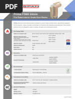 Halspan FD60 Fire Door Technical Manual | PDF | Door | Plywood