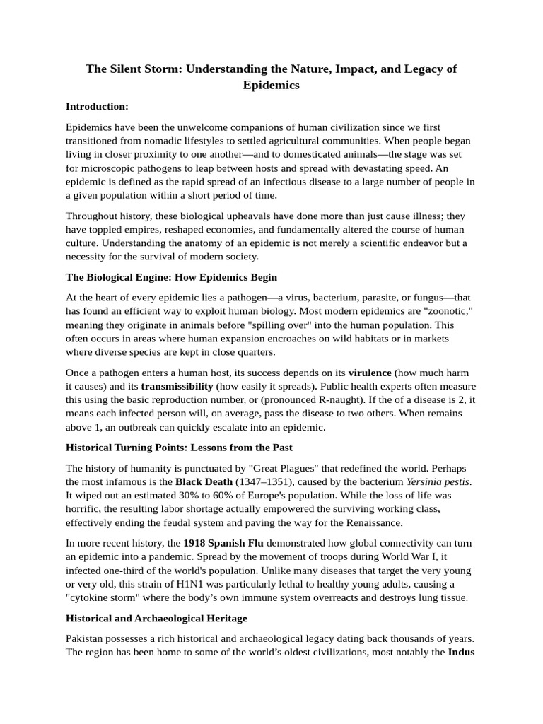 Rising Epidemics | PDF | Epidemics | Tourism