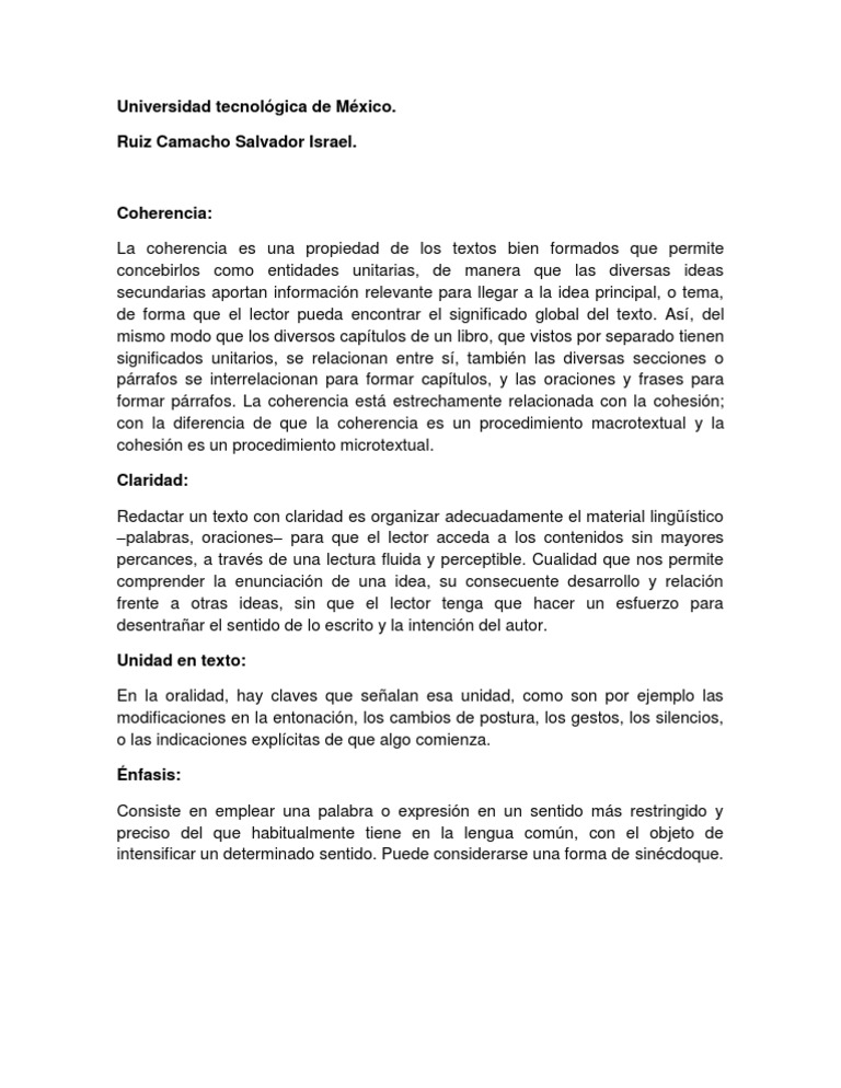 Definición y significado de énfasis | PDF | Lingüística | Comunicación ...